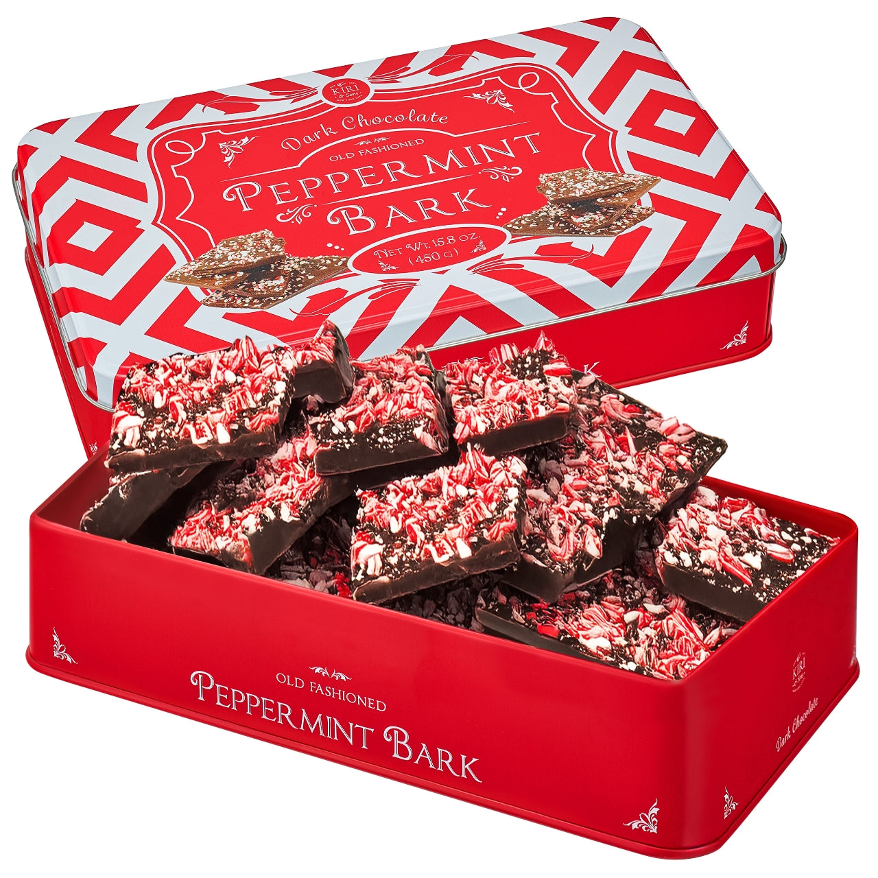 Dark Chocolate Peppermint Bark, Giftable Food Set