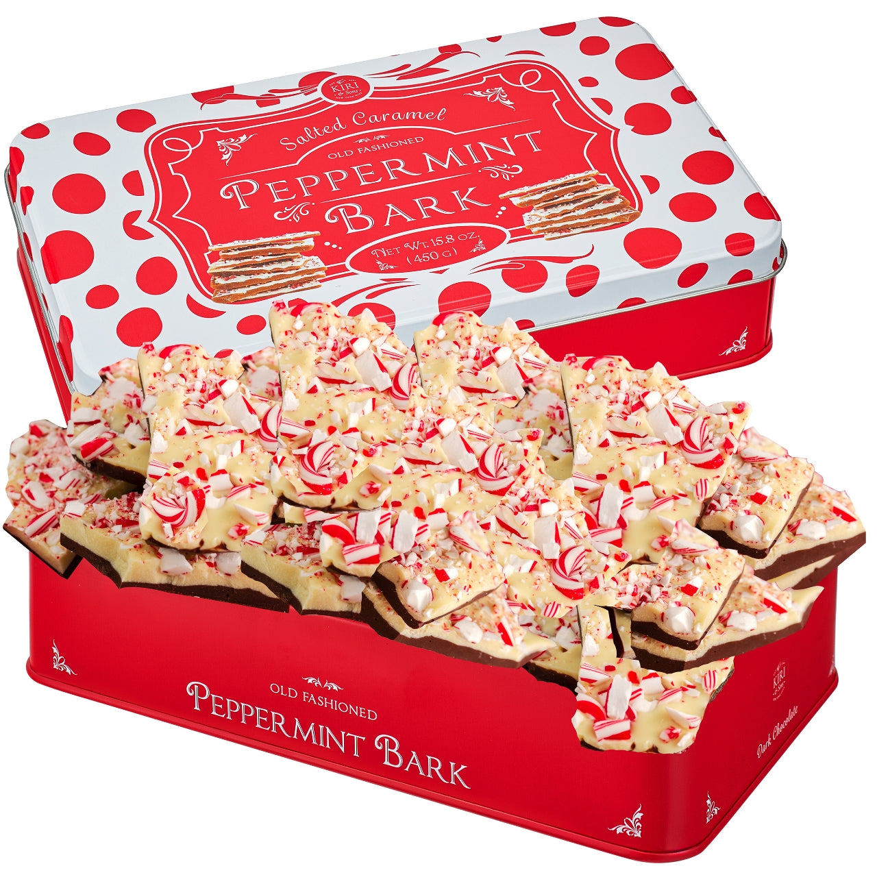 Salted Caramel Chocolate Peppermint Bark, Giftable Food Set